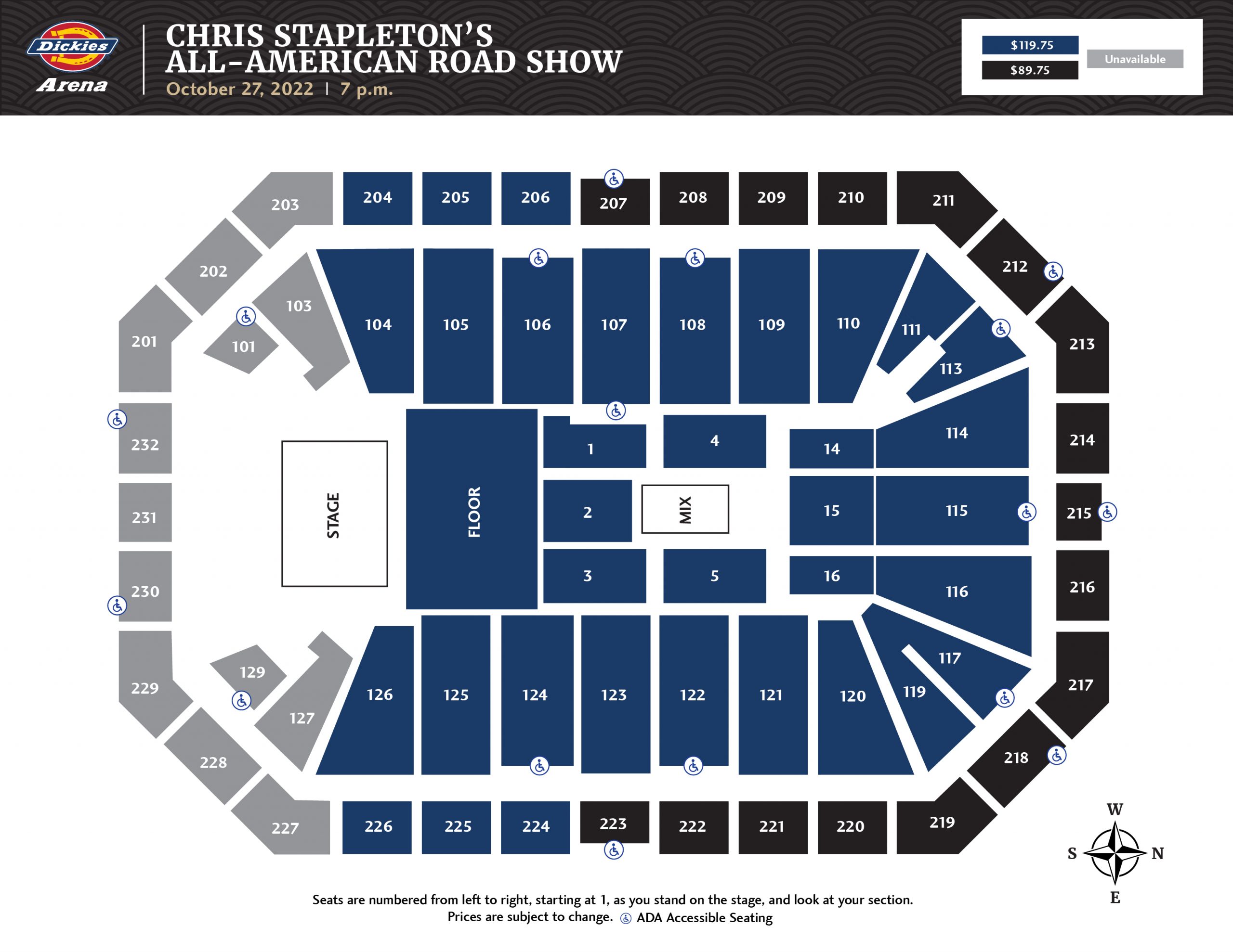 2022.10.27 - Chris Stapleton - Dickies Arena