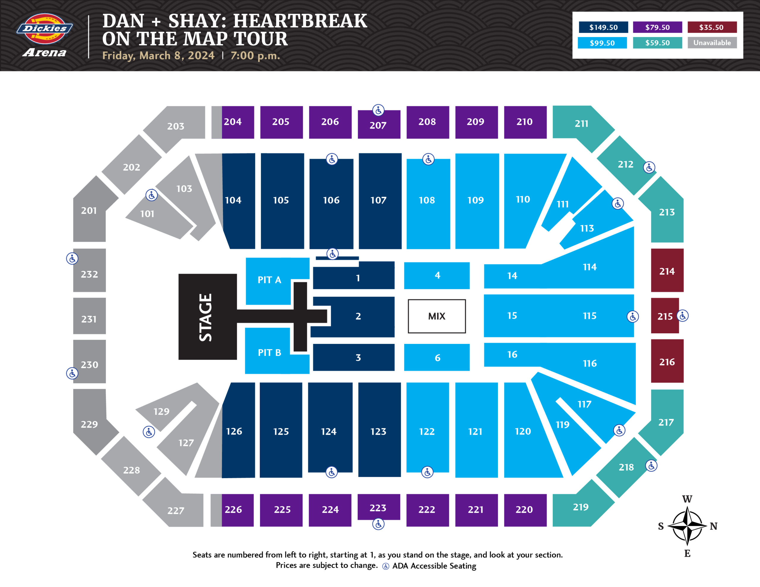 2024.03.08 - Dan + Shay - Dickies Arena