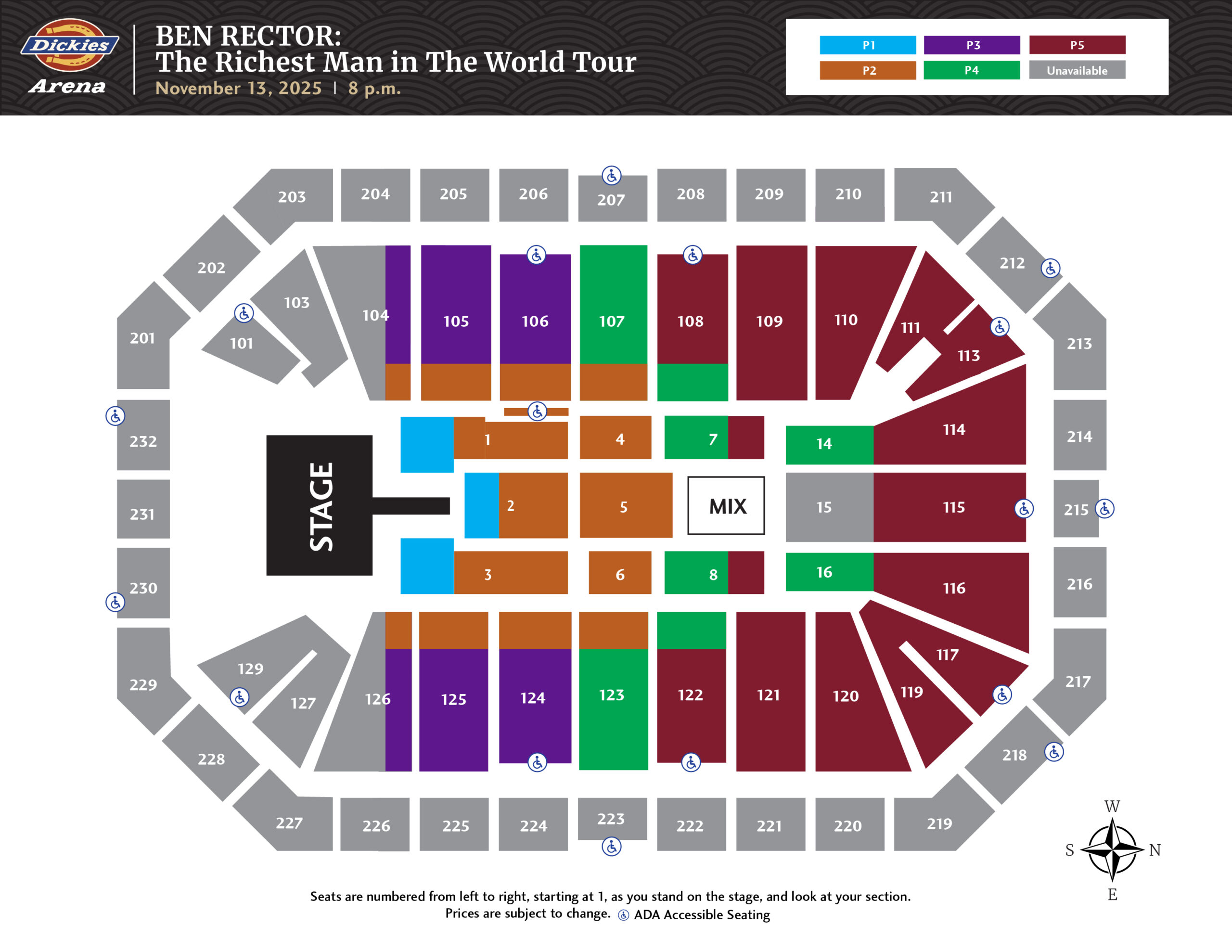 2025.11.13 Ben Rector - Dickies Arena
