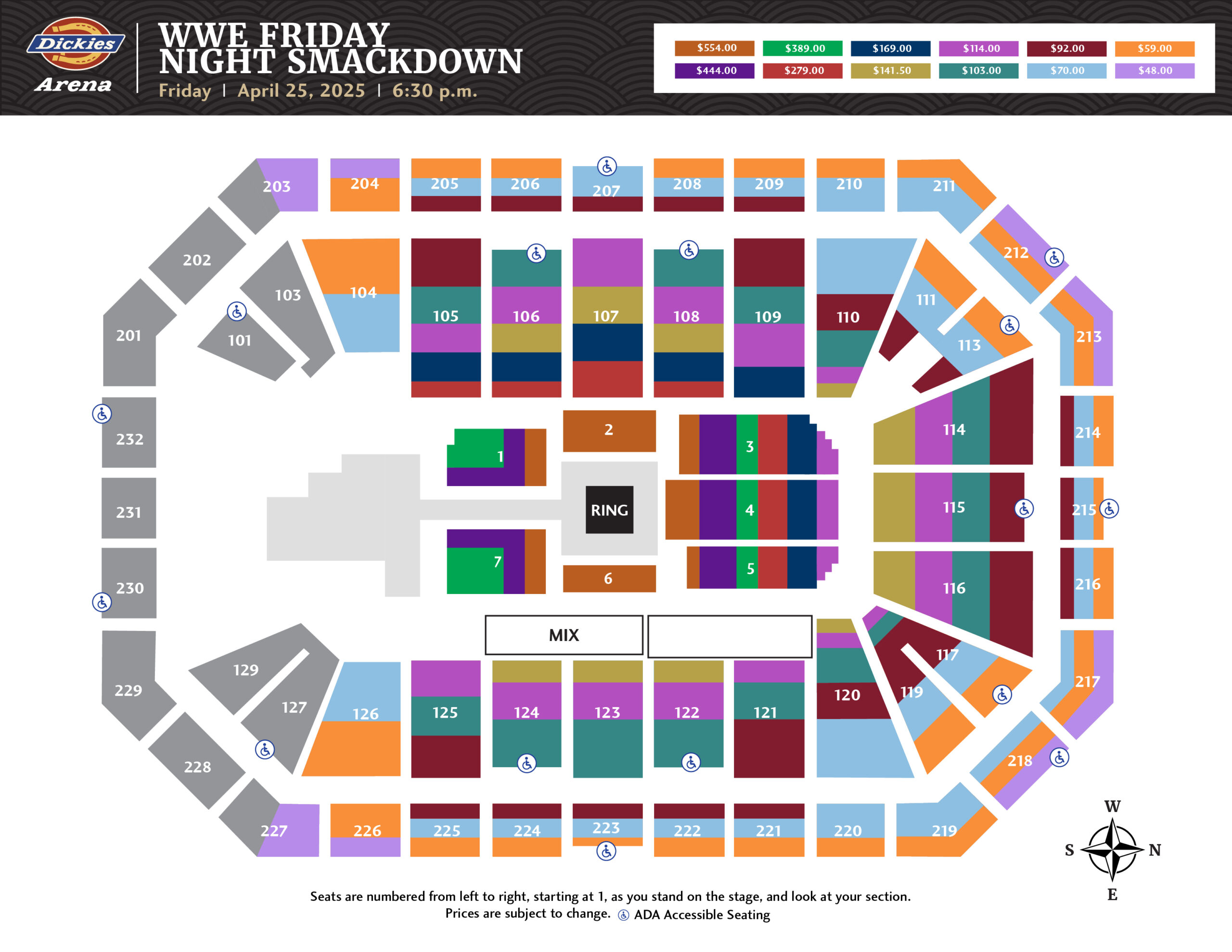2025.04.25 WWE Friday Night Smackdown - Dickies Arena