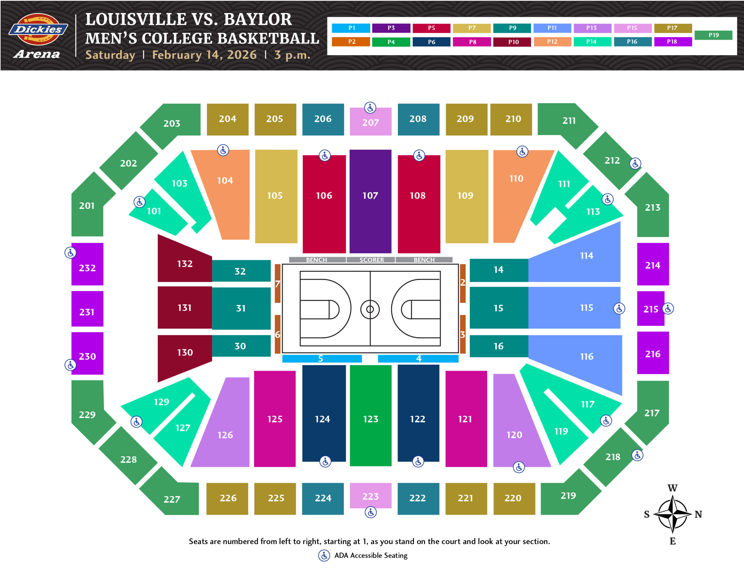 2026.02.14 Louisville vs Baylor MBB - Dickies Arena